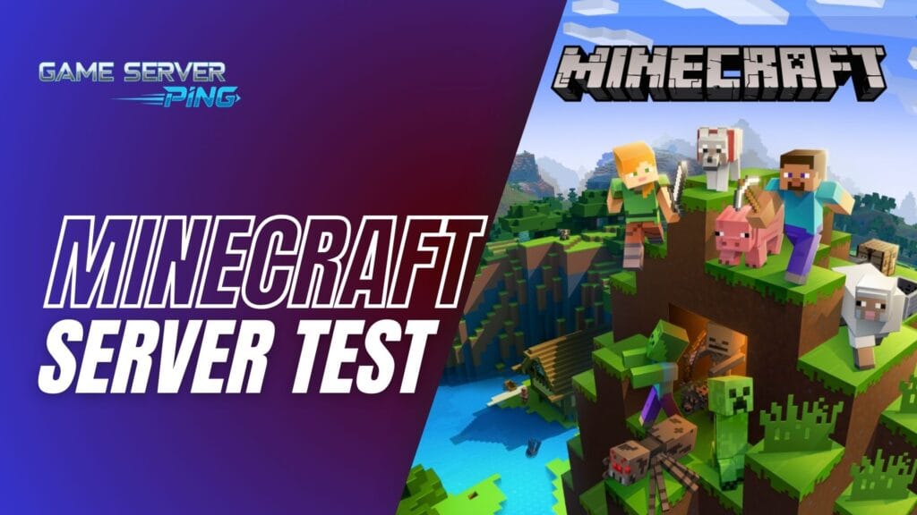 Minecraft Server Status Checker with Ping Test Live