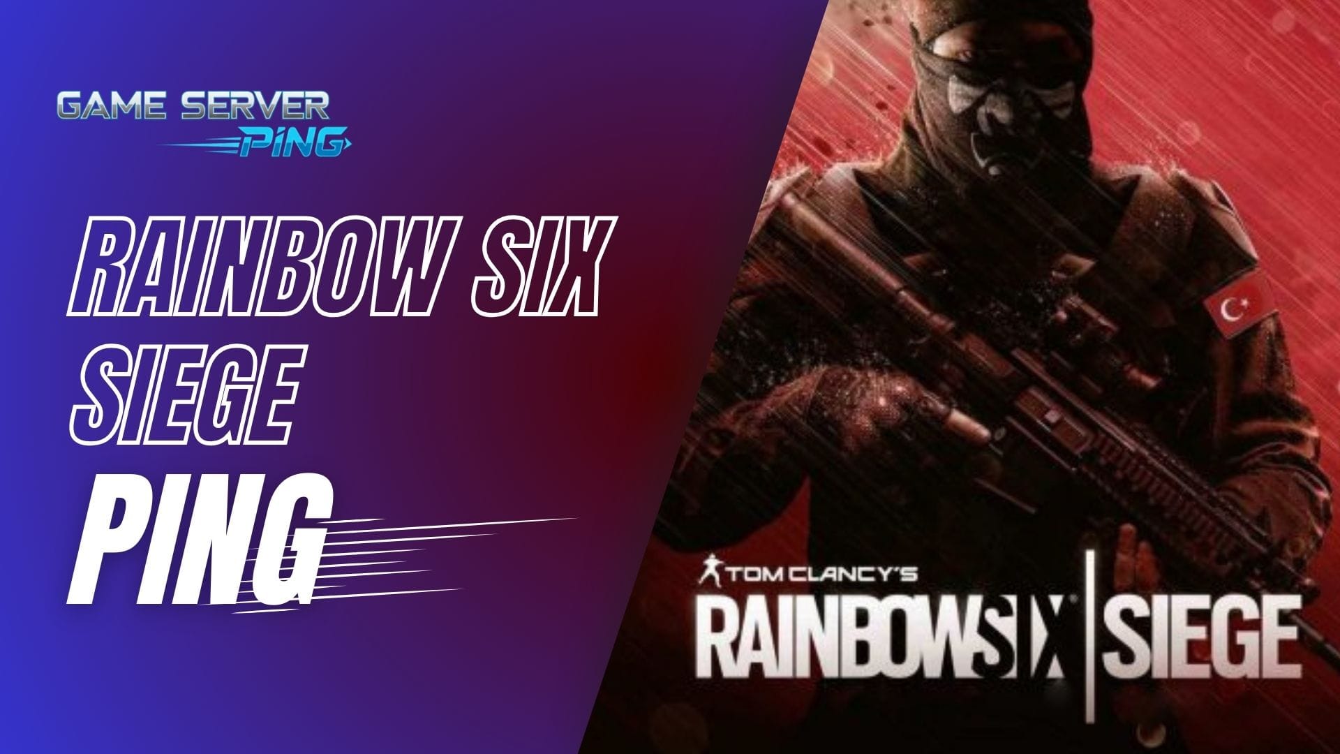 Rainbow Six Siege (RB6) Ping Test Live - 20+ Servers Regions Online